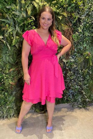 Vestido Curto Plus Size | Ana Maya Curves